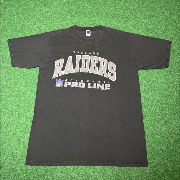 Russell Athletic | Shirts | 995 9s Oakland Raiders Pro Line Tshirt ...
